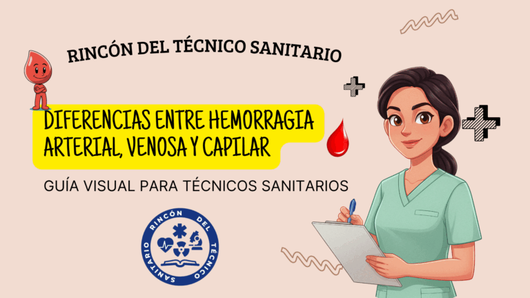 Hemorragia arterial, venosa y capilar. Aprende a diferenciarlas.