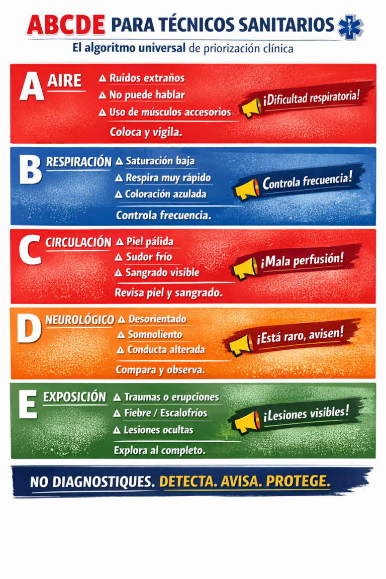 ABCDE: El algoritmo universal de priorización clínica